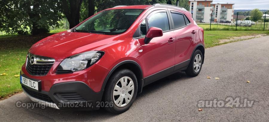 Red Opel Mokka 2014 in Tartu, with an engine capacity of 1.60 L and mileage of 149 thousand km for 4950 €, photo 5 on AUTOMOTO.COM.LV