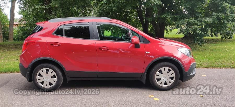 Red Opel Mokka 2014 in Tartu, with an engine capacity of 1.60 L and mileage of 149 thousand km for 4950 €, photo 6 on AUTOMOTO.COM.LV