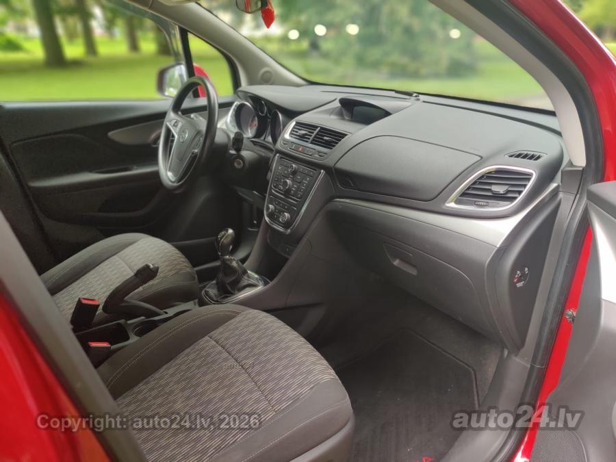 Red Opel Mokka 2014 in Tartu, with an engine capacity of 1.60 L and mileage of 149 thousand km for 4950 €, photo 7 on AUTOMOTO.COM.LV