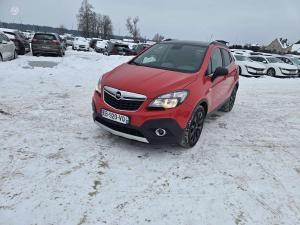Red Opel Mokka 2016 in Taurage, with an engine capacity of 1.60 L and mileage of 215 thousand km for 7300 €, photo 2 on AUTOMOTO.COM.LV