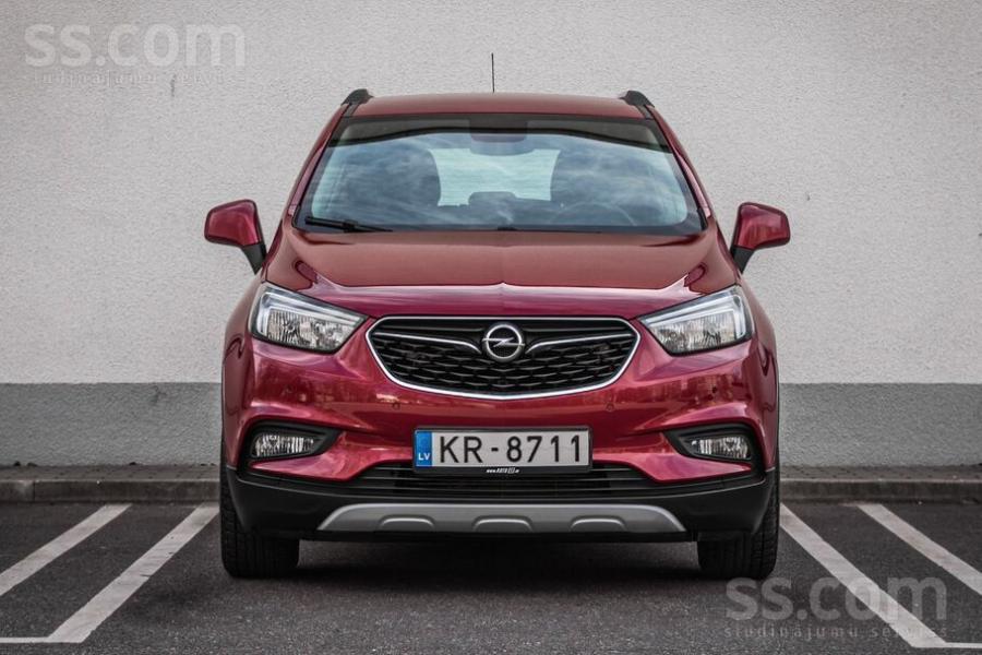 Red Opel Mokka 2017 in Riga, with an engine capacity of 1.40 L and mileage of 134 thousand km for 10990 €, photo 3 on AUTOMOTO.COM.LV