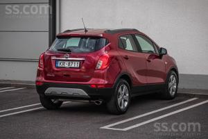 Red Opel Mokka 2017 in Riga, with an engine capacity of 1.40 L and mileage of 134 thousand km for 10990 €, photo 5 on AUTOMOTO.COM.LV
