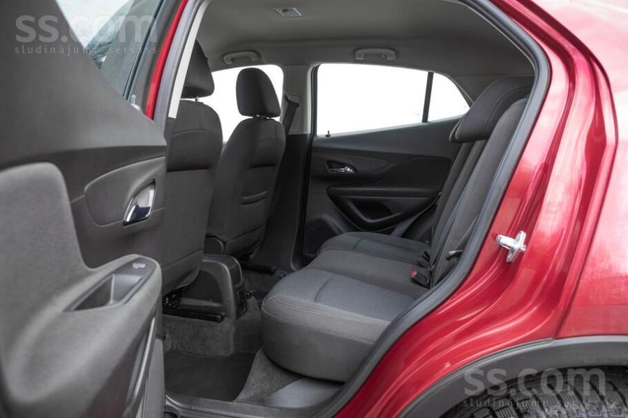 Red Opel Mokka 2017 in Riga, with an engine capacity of 1.40 L and mileage of 134 thousand km for 10990 €, photo 13 on AUTOMOTO.COM.LV