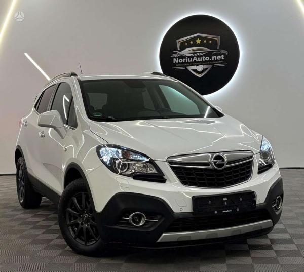 White Opel Mokka 2013 in Marijampole, with an engine capacity of 1.69 L and mileage of 250 thousand km for 7750 €, photo 1 on AUTOMOTO.COM.LV