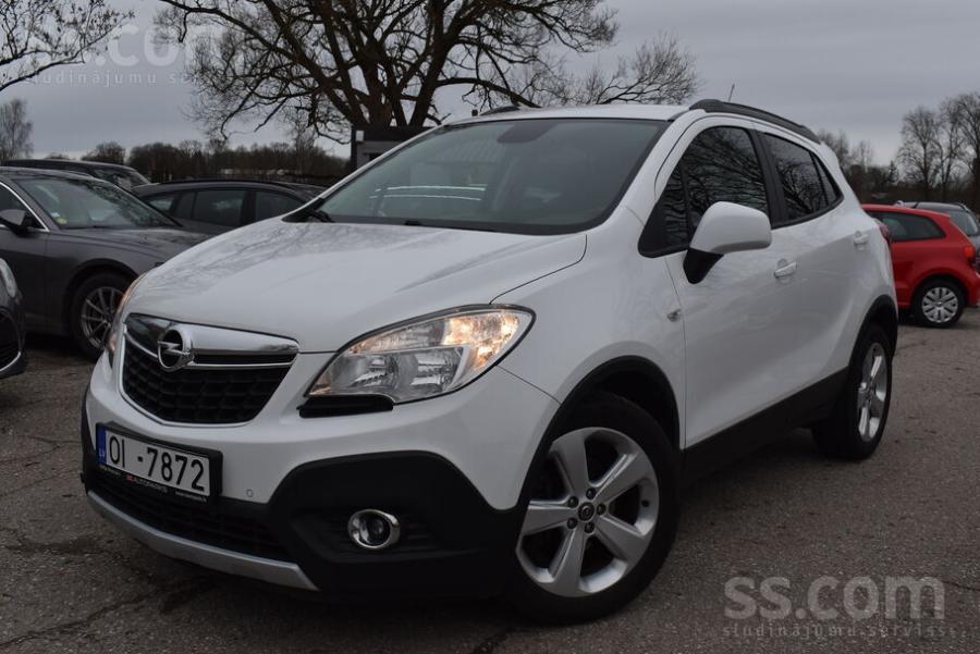 White Opel Mokka 2014 in Kuldiga, with an engine capacity of 1.40 L and mileage of 0 thousand km for 8350 €, photo 1 on AUTOMOTO.COM.LV