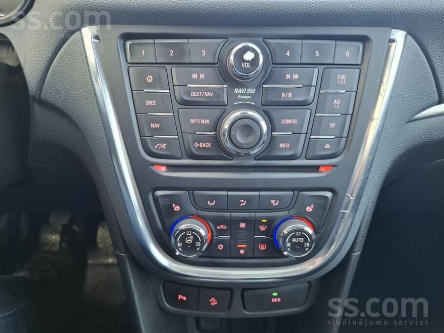 Balts Opel Mokka 2014 Talsi, ar dzinēja tilpumu 1.40 L un nobraukumu 237 tūkst. km par 6700 €, foto 23 vietnē AUTOMOTO.COM.LV