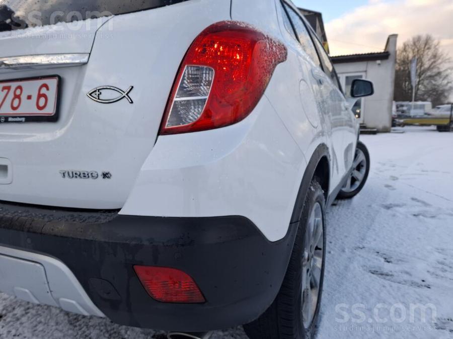 Balts Opel Mokka 2014 Talsi, ar dzinēja tilpumu 1.40 L un nobraukumu 237 tūkst. km par 6700 €, foto 32 vietnē AUTOMOTO.COM.LV