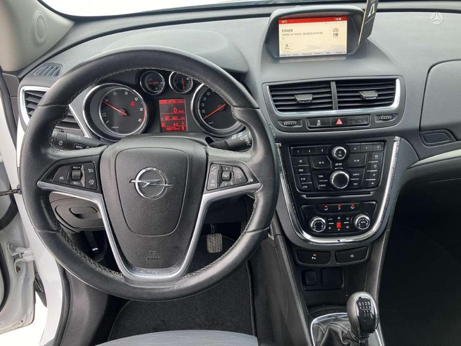Balts Opel Mokka 2015 Tauragė, ar dzinēja tilpumu 1.60 L un nobraukumu 169 tūkst. km par 5700 €, foto 11 vietnē AUTOMOTO.COM.LV