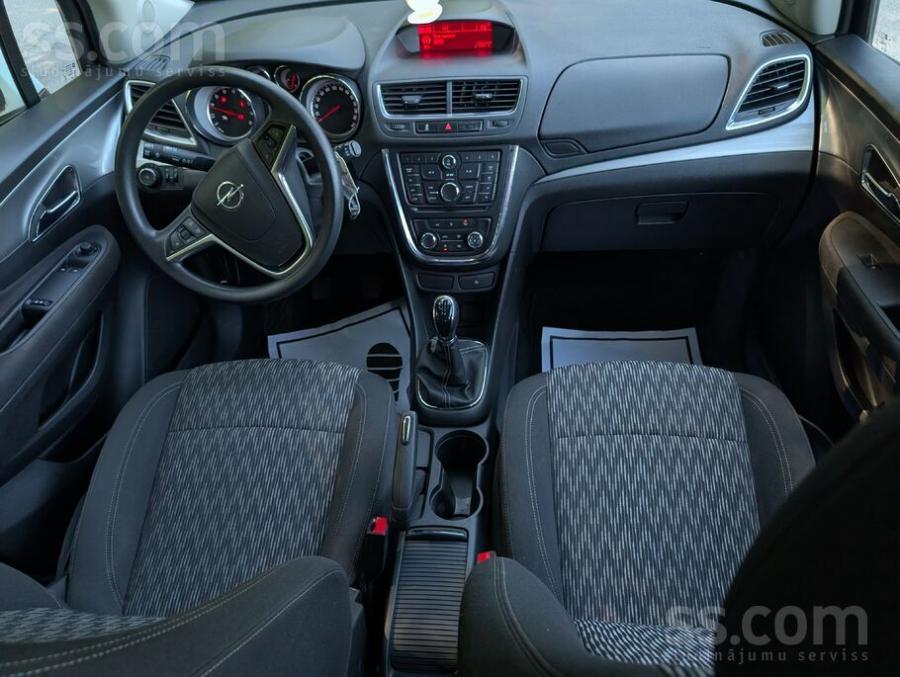 White Opel Mokka 2015 in Riga, with an engine capacity of 1.60 L and mileage of 99 thousand km for 7200 €, photo 14 on AUTOMOTO.COM.LV