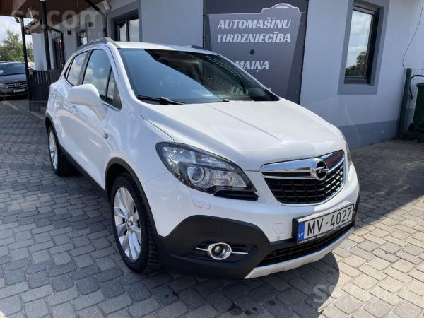 White Opel Mokka 2015 in Talsi, with an engine capacity of 1.70 L and mileage of 206 thousand km for 6990 €, photo 1 on AUTOMOTO.COM.LV