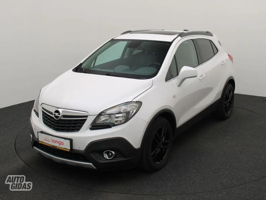 White Opel Mokka 2016 in Vilnius, with an engine capacity of 1.40 L and mileage of 88 thousand km for 10199 €, photo 1 on AUTOMOTO.COM.LV