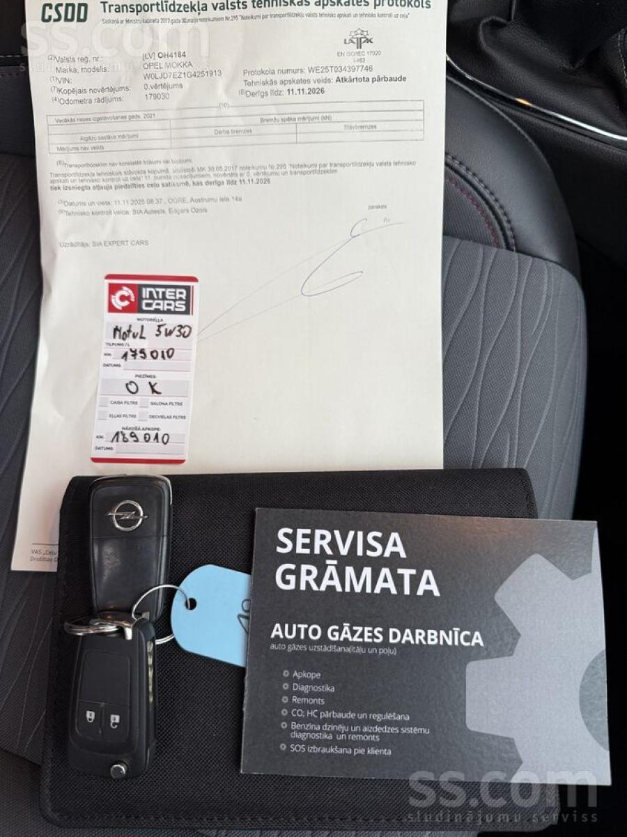 Balts Opel Mokka 2016 Ogre, ar dzinēja tilpumu 1.40 L un nobraukumu 179 tūkst. km par 8250 €, foto 31 vietnē AUTOMOTO.COM.LV