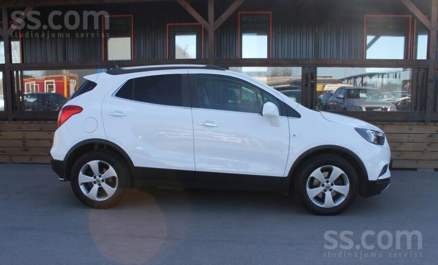 White Opel Mokka 2017 in Riga, with an engine capacity of 1.60 L and mileage of 0 thousand km for 8450 €, photo 4 on AUTOMOTO.COM.LV