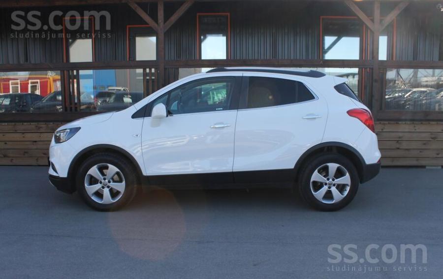 White Opel Mokka 2017 in Riga, with an engine capacity of 1.60 L and mileage of 0 thousand km for 8450 €, photo 5 on AUTOMOTO.COM.LV