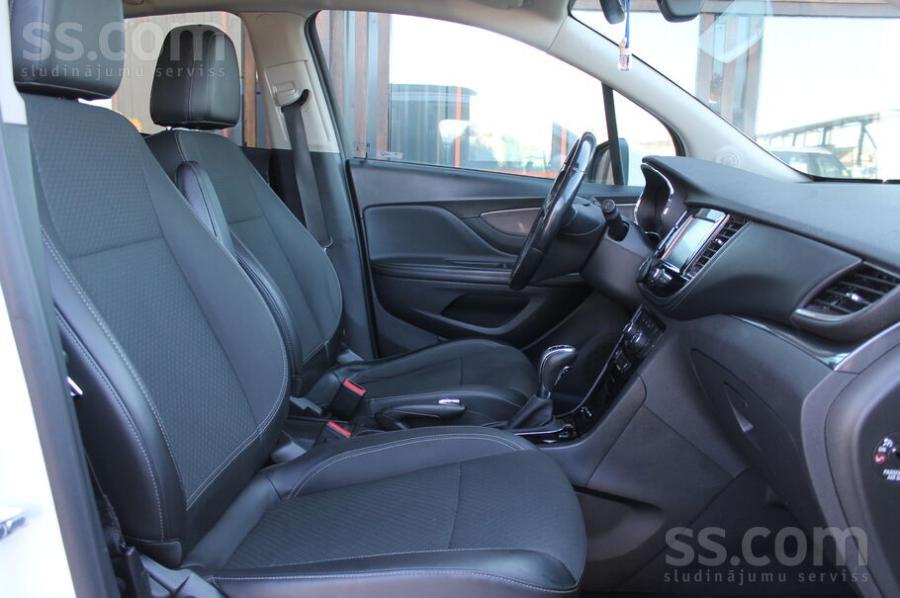 White Opel Mokka 2017 in Riga, with an engine capacity of 1.60 L and mileage of 0 thousand km for 8450 €, photo 9 on AUTOMOTO.COM.LV