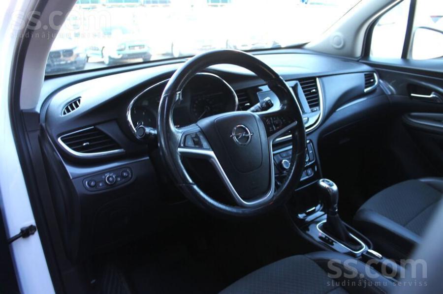 White Opel Mokka 2017 in Riga, with an engine capacity of 1.60 L and mileage of 0 thousand km for 8450 €, photo 13 on AUTOMOTO.COM.LV