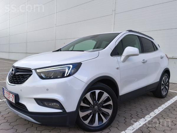 White Opel Mokka 2017 in Riga, with an engine capacity of 1.40 L and mileage of 0 thousand km for 9990 €, photo 1 on AUTOMOTO.COM.LV