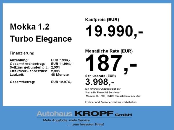Balts Opel Mokka 2021 Kauņa, ar dzinēja tilpumu 1.20 L un nobraukumu 65 tūkst. km par 22735 €, foto 2 vietnē AUTOMOTO.COM.LV