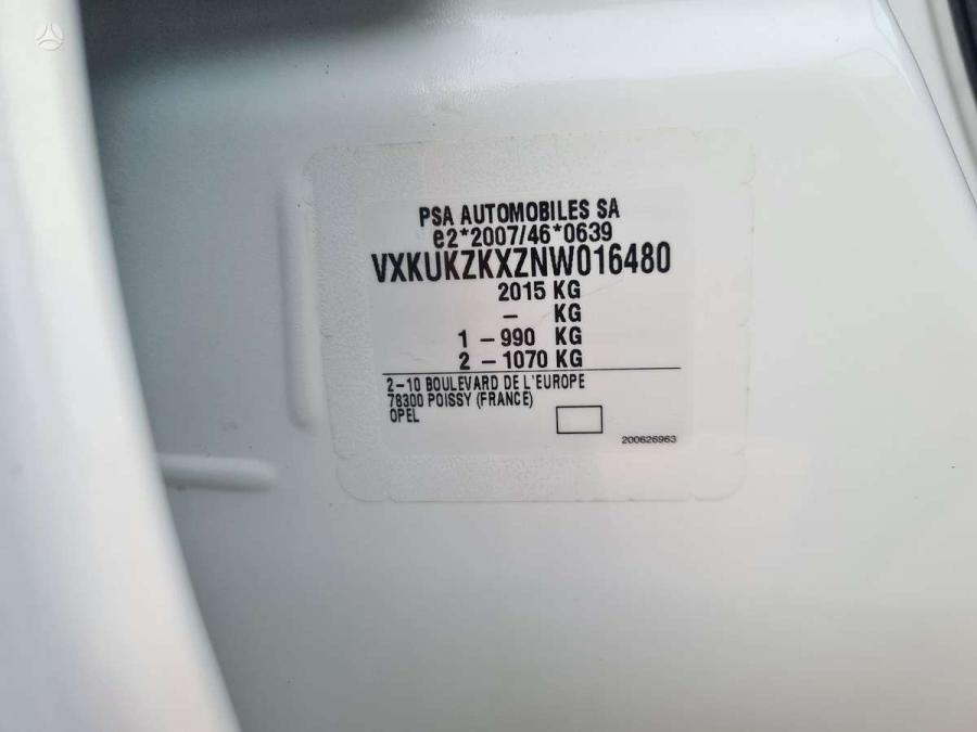 Balts Opel Mokka 2022 Šauļi, ar dzinēja tilpumu 0.00 L un nobraukumu 82 tūkst. km par 18800 €, foto 37 vietnē AUTOMOTO.COM.LV