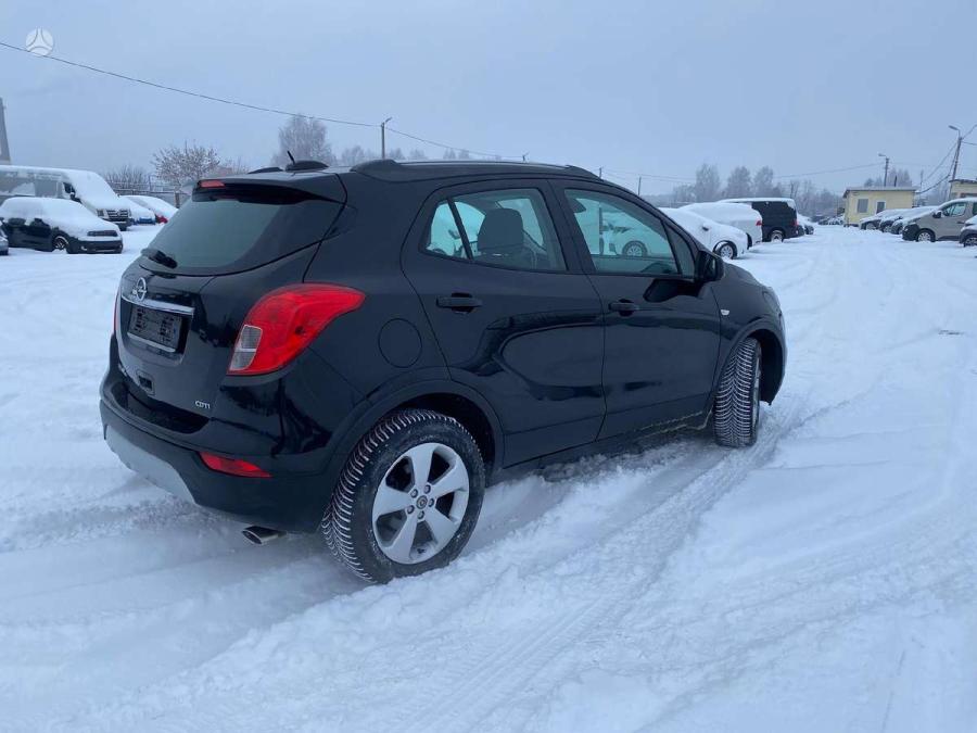 Black Opel Mokka X 2017 in Panevezys, with an engine capacity of 1.60 L and mileage of 133 thousand km for 5700 €, photo 19 on AUTOMOTO.COM.LV
