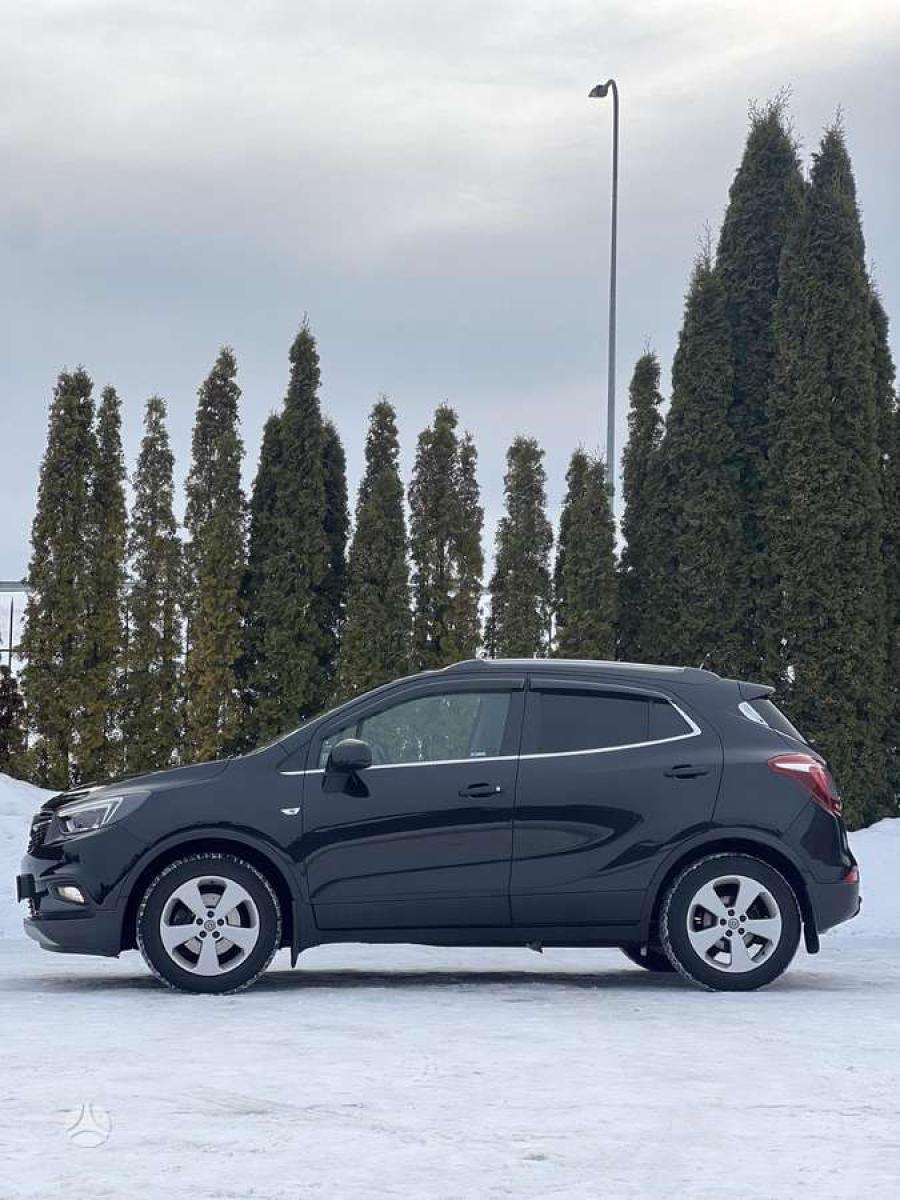 Melns Opel Mokka X 2017 Viļņa, ar dzinēja tilpumu 1.60 L un nobraukumu 115 tūkst. km par 11000 €, foto 6 vietnē AUTOMOTO.COM.LV