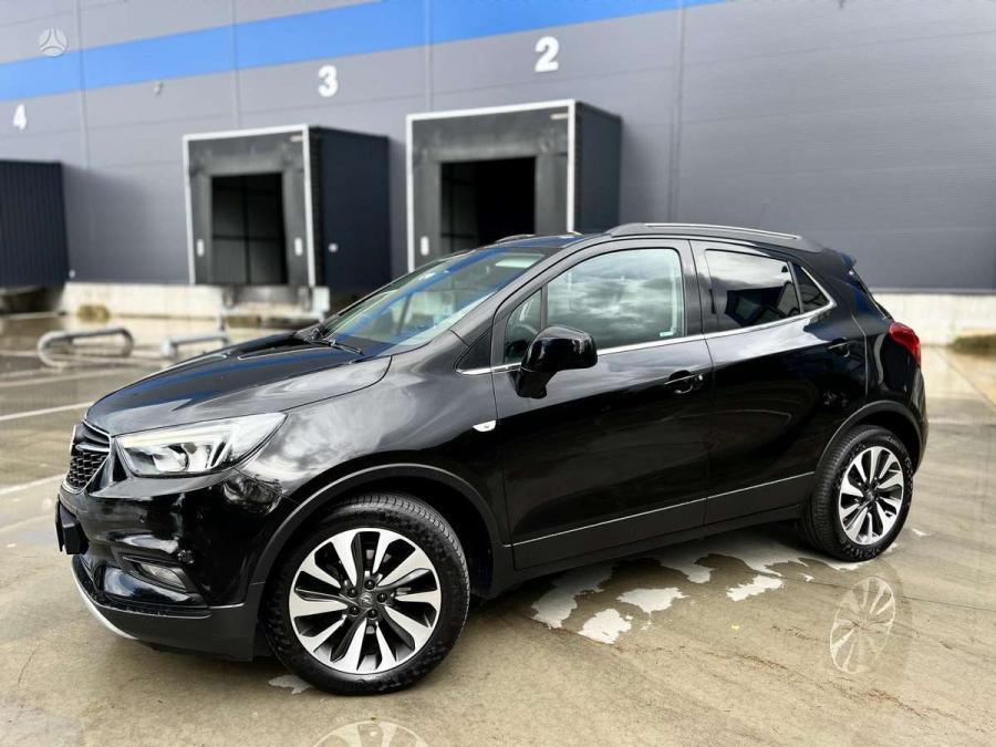 Black Opel Mokka X 2017 in Panevezys, with an engine capacity of 1.60 L and mileage of 295 thousand km for 6300 €, photo 3 on AUTOMOTO.COM.LV