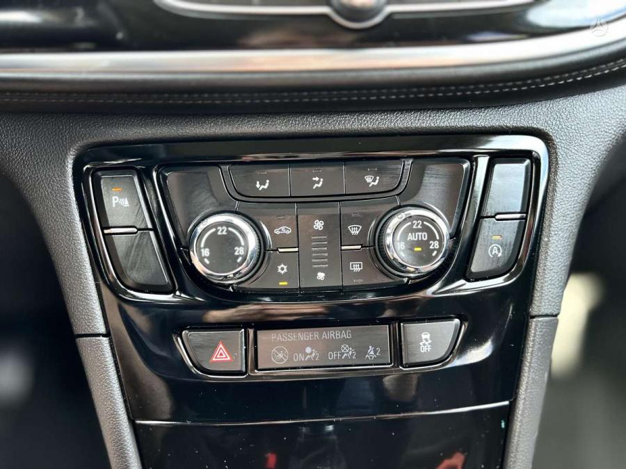 Black Opel Mokka X 2017 in Panevezys, with an engine capacity of 1.60 L and mileage of 295 thousand km for 6300 €, photo 24 on AUTOMOTO.COM.LV