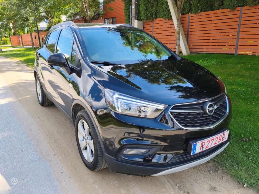 Melns Opel Mokka X 2017 Kauņa, ar dzinēja tilpumu 1.40 L un nobraukumu 270 tūkst. km par 8450 €, foto 1 vietnē AUTOMOTO.COM.LV