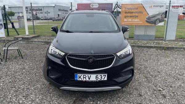 Black Opel Mokka X 2018 in Marijampole, with an engine capacity of 1.40 L and mileage of 73 thousand km for 10850 €, photo 2 on AUTOMOTO.COM.LV