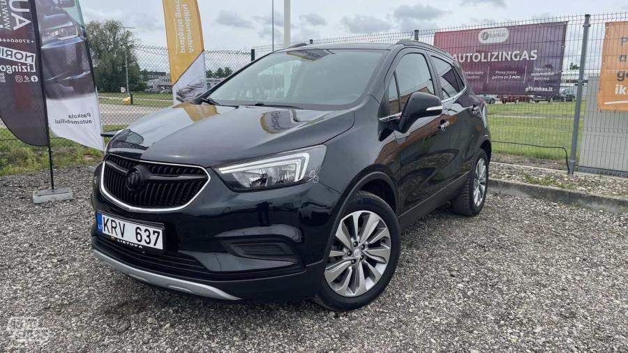 Black Opel Mokka X 2018 in Marijampole, with an engine capacity of 1.40 L and mileage of 73 thousand km for 10850 €, photo 1 on AUTOMOTO.COM.LV