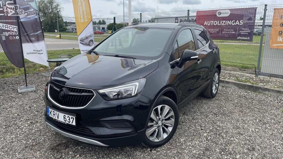 Black Opel Mokka X 2018 in Marijampole, with an engine capacity of 1.40 L and mileage of 73 thousand km for 10850 €, photo 5 on AUTOMOTO.COM.LV