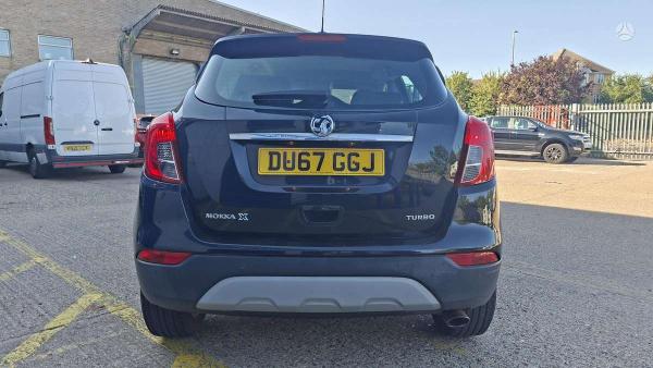 Black Opel Mokka X 2018 in Siauliai, with an engine capacity of 1.36 L and mileage of 99 thousand km for 3299 €, photo 5 on AUTOMOTO.COM.LV