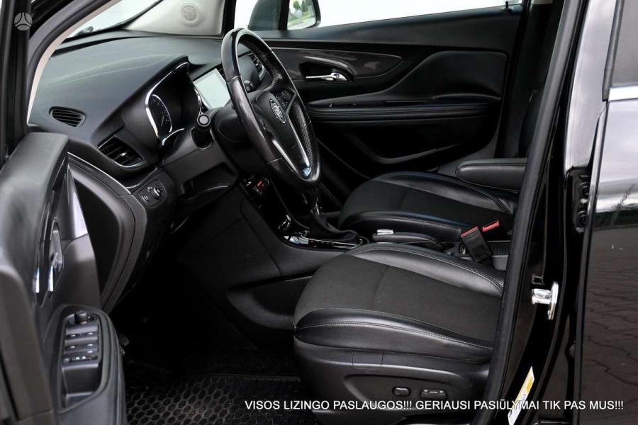 Black Opel Mokka X 2018 in Kretinga, with an engine capacity of 1.36 L and mileage of 183 thousand km for 9199 €, photo 17 on AUTOMOTO.COM.LV