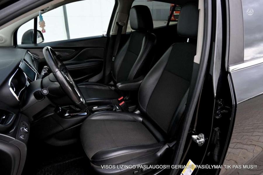 Black Opel Mokka X 2018 in Kretinga, with an engine capacity of 1.36 L and mileage of 183 thousand km for 9199 €, photo 19 on AUTOMOTO.COM.LV