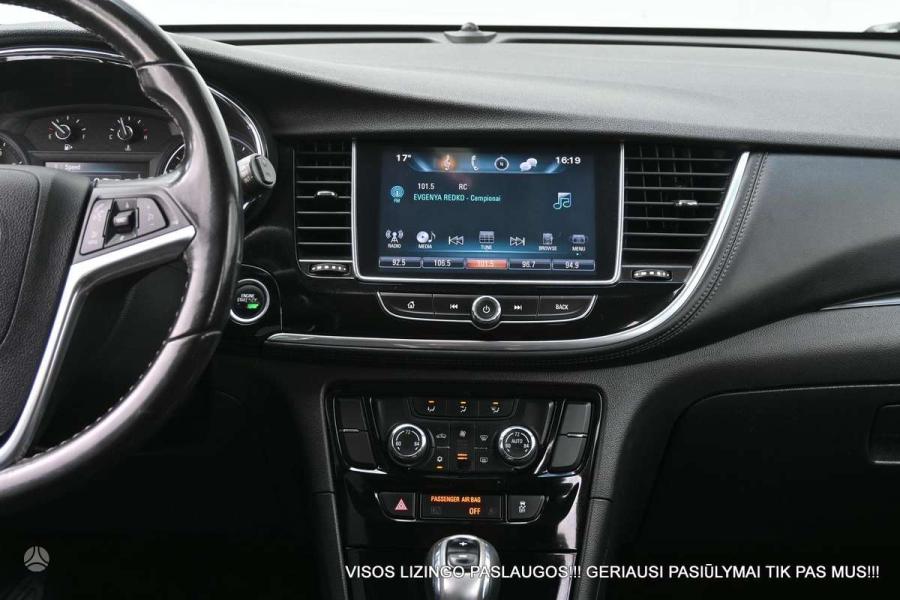 Black Opel Mokka X 2018 in Kretinga, with an engine capacity of 1.36 L and mileage of 183 thousand km for 9199 €, photo 29 on AUTOMOTO.COM.LV
