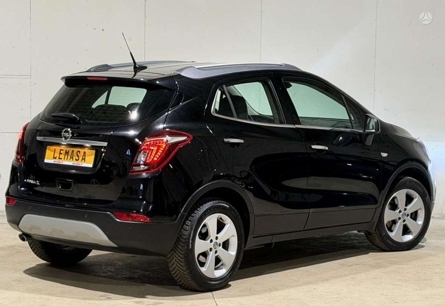 Black Opel Mokka X 2019 in Klaipeda, with an engine capacity of 1.60 L and mileage of 187 thousand km for 10799 €, photo 26 on AUTOMOTO.COM.LV