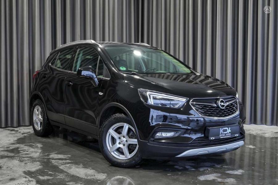 Black Opel Mokka X 2019 in Marijampole, with an engine capacity of 1.60 L and mileage of 166 thousand km for 8450 €, photo 1 on AUTOMOTO.COM.LV