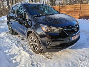 Black Opel Mokka X 2021 in Mazeikiai, with an engine capacity of 1.40 L and mileage of 70 thousand km for 13400 €, photo  on AUTOMOTO.COM.LV