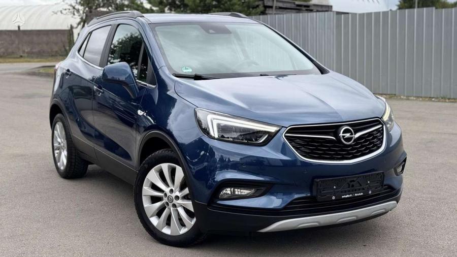 Zils Opel Mokka X 2016 Telšiai, ar dzinēja tilpumu 1.60 L un nobraukumu 152 tūkst. km par 9300 €, foto 1 vietnē AUTOMOTO.COM.LV
