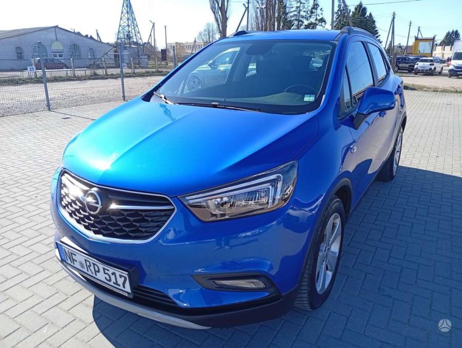Синий Опель Мокка X 2017 в Таураге, объемом двигателя 1.60 л и пробегом 25 тыс. км за 6400 €, фото 9 на AUTOMOTO.COM.LV