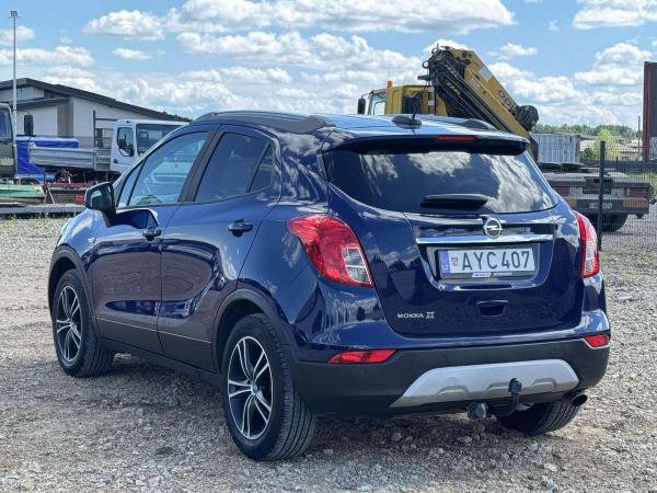 Blue Opel Mokka X 2017 in Siauliai, with an engine capacity of 1.60 L and mileage of 168 thousand km for 7800 €, photo 6 on AUTOMOTO.COM.LV