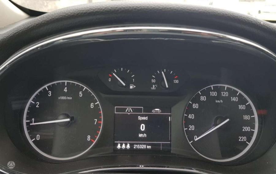 Blue Opel Mokka X 2017 in Siauliai, with an engine capacity of 1.36 L and mileage of 215 thousand km for 7200 €, photo 15 on AUTOMOTO.COM.LV