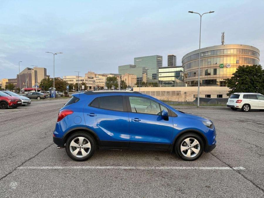 Blue Opel Mokka X 2018 in Vilnius, with an engine capacity of 1.36 L and mileage of 189 thousand km for 9990 €, photo 5 on AUTOMOTO.COM.LV