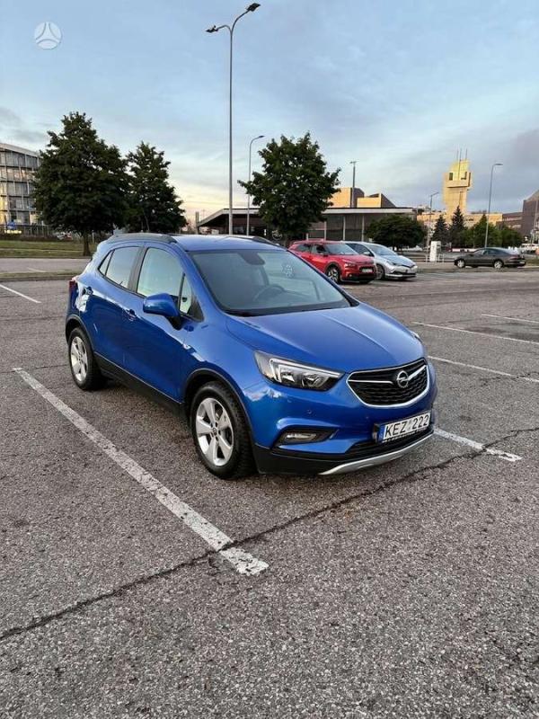 Blue Opel Mokka X 2018 in Vilnius, with an engine capacity of 1.36 L and mileage of 189 thousand km for 9990 €, photo 7 on AUTOMOTO.COM.LV