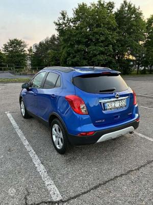 Blue Opel Mokka X 2018 in Vilnius, with an engine capacity of 1.36 L and mileage of 189 thousand km for 9990 €, photo 8 on AUTOMOTO.COM.LV