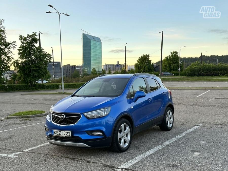 Синий Опель Мокка X 2018 в Вильнюс, объемом двигателя 1.40 л и пробегом 189 тыс. км за 9690 €, фото 1 на AUTOMOTO.COM.LV