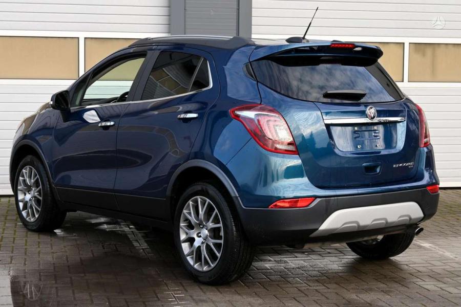 Blue Opel Mokka X 2019 in Kretinga, with an engine capacity of 1.36 L and mileage of 123 thousand km for 11499 €, photo 9 on AUTOMOTO.COM.LV