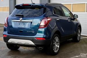 Blue Opel Mokka X 2019 in Kretinga, with an engine capacity of 1.40 L and mileage of 123 thousand km for 11499 €, photo 7 on AUTOMOTO.COM.LV