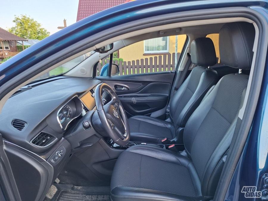 Blue Opel Mokka X 2019 in Silute, with an engine capacity of 1.40 L and mileage of 44 thousand km for 10500 €, photo 9 on AUTOMOTO.COM.LV