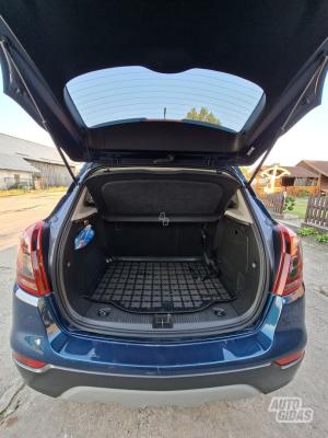 Blue Opel Mokka X 2019 in Silute, with an engine capacity of 1.40 L and mileage of 44 thousand km for 10500 €, photo 12 on AUTOMOTO.COM.LV